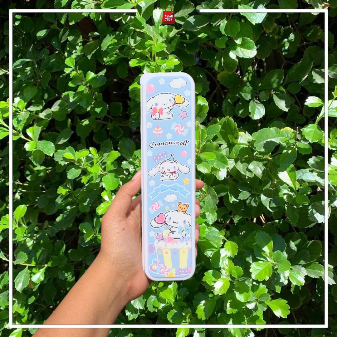 Ensemble cuillere et fourchette Sanrio Cinamoroll – Asianshop Maroc